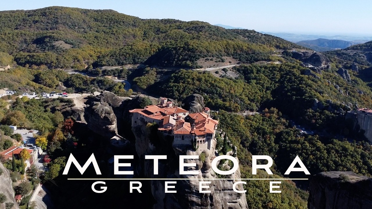 Aerial Views of Meteora Monasteries | Filmed with DJI Mini 2 SE Drone ...