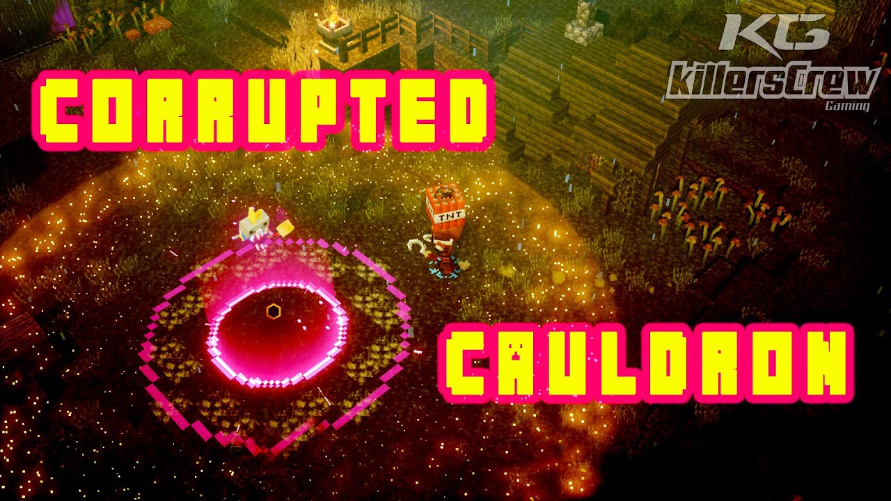 How to kill corrupted cauldron | Minecraft Dungeons - YouTube