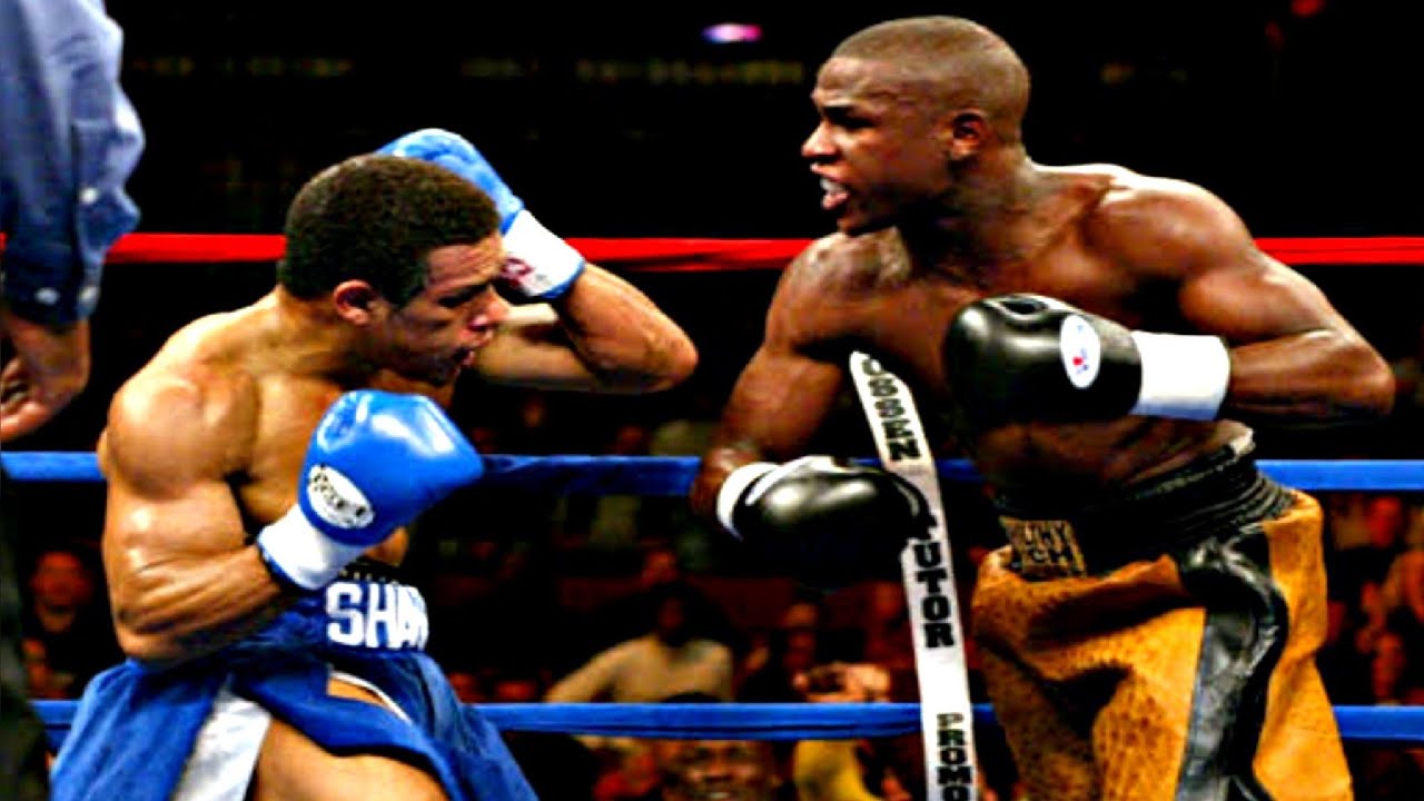 FLOYD MAYWEATHER VS SHARMBA MITCHELL HIGHLIGHTS - YouTube
