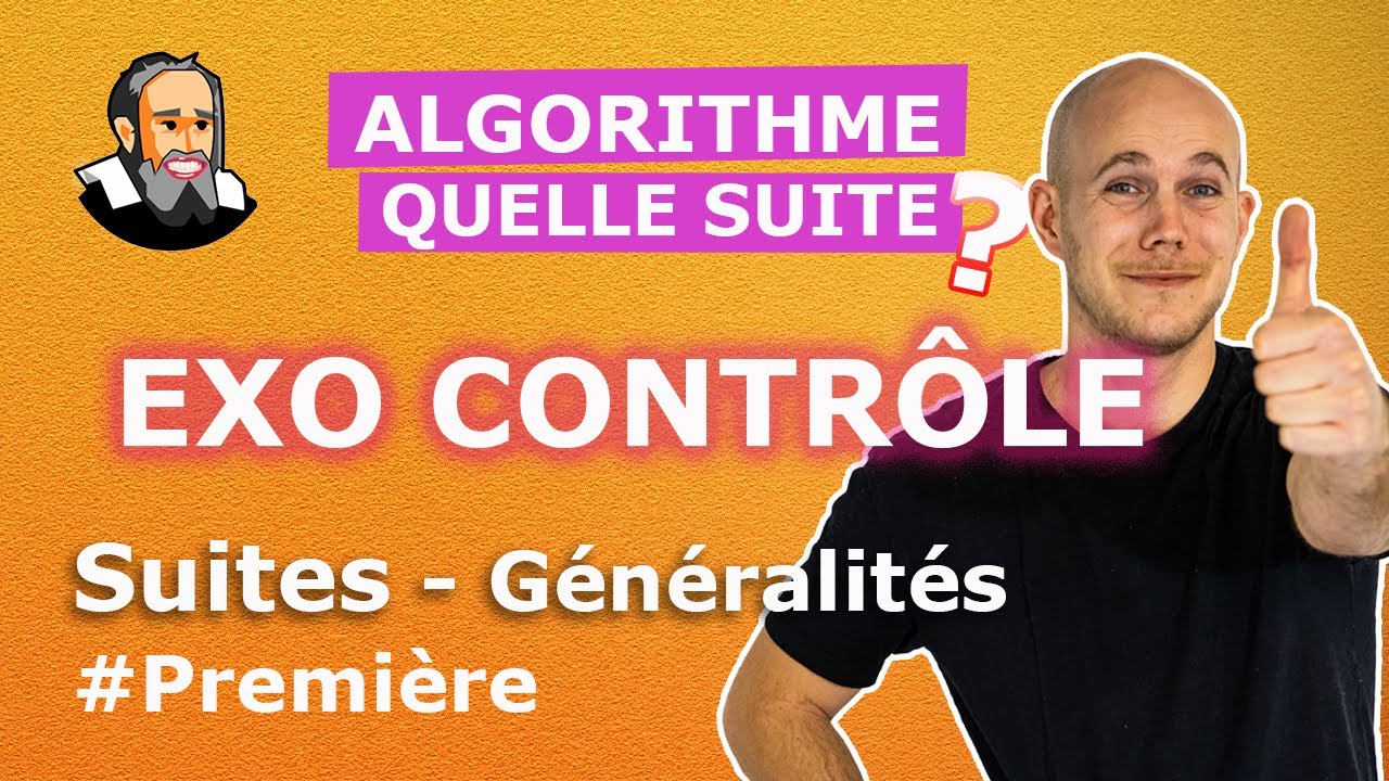 Trouver la SUITE associée à un ALGORITHME - Première - YouTube
