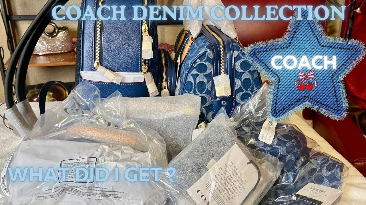 💙 Coach Denim Collection 2025 | What did I get ?| I think I over did it ...