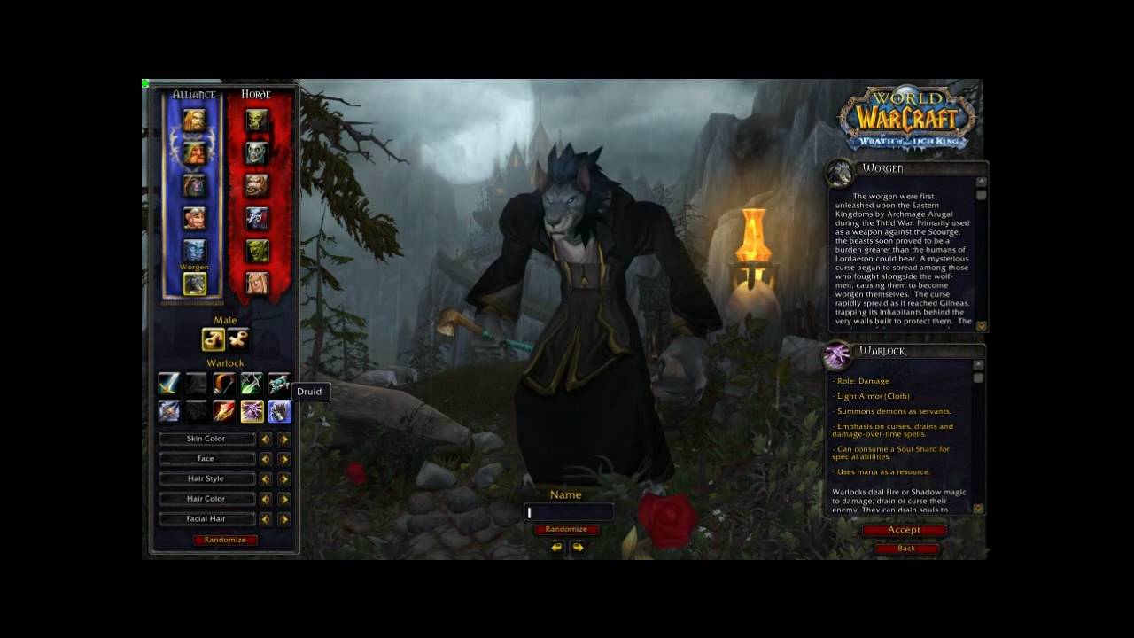 WoW Cataclysm Alpha: Worgen - YouTube