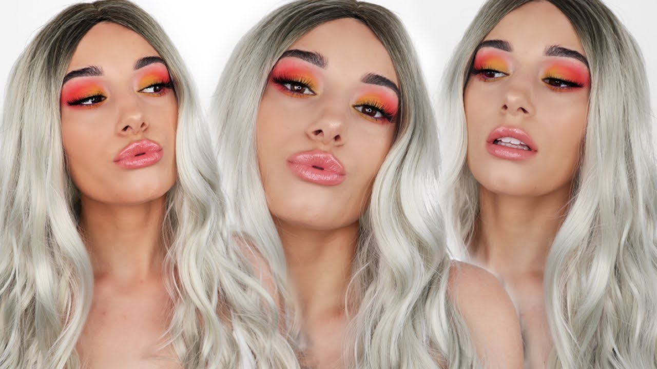 COLOURFUL + FUN MAKEUP TUTORIAL - YouTube