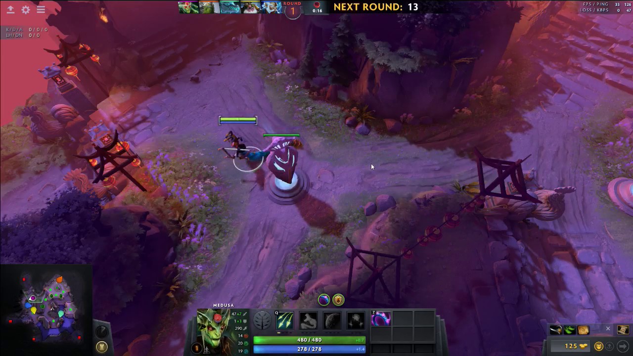 Dota 2 dark moon event baby roshan - YouTube