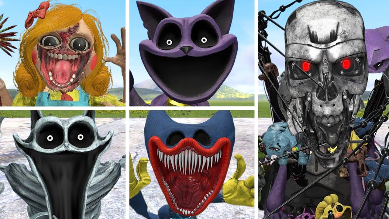 EVOLUTION OF PROTOTYPE 1006 JUMPSCARE POPPY PLAYTIME CHAPTER 3 In Garry ...