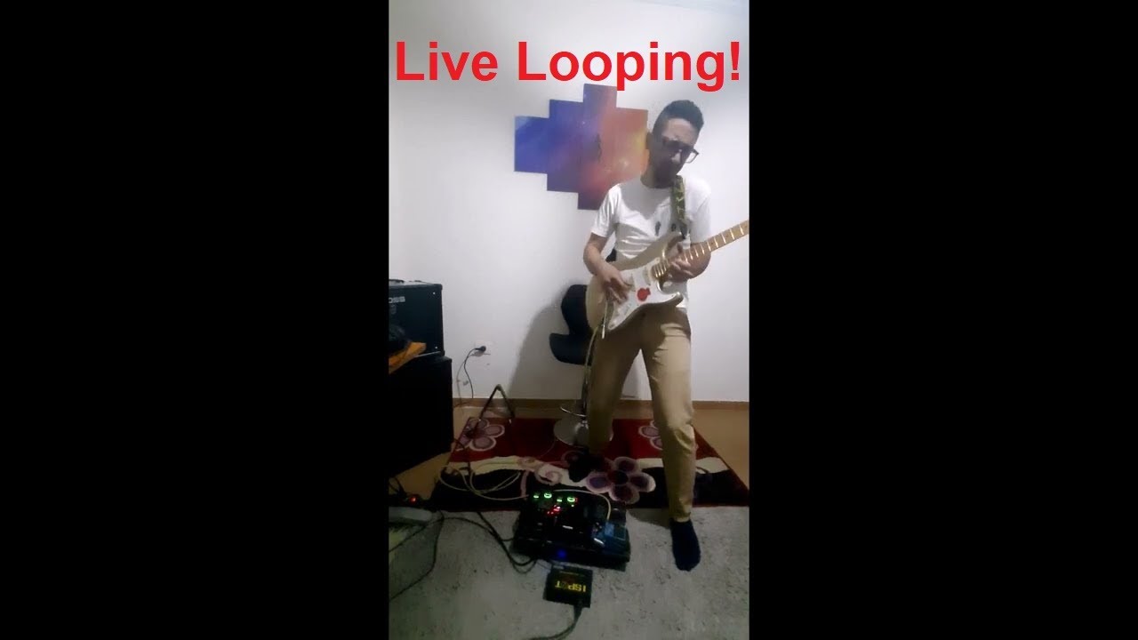 Live looping with Boss RC 202 Loop station! - YouTube