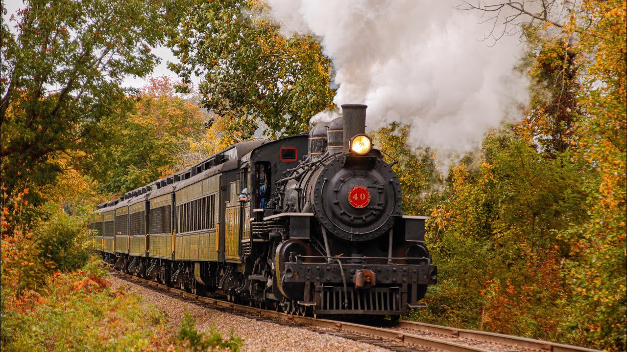 50 Years of Fall Steam at the Essex Steam Train and Riverboat - YouTube