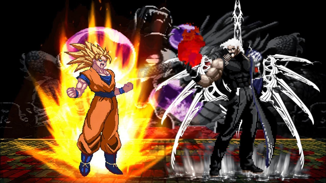 [KOF vs DBZ] Super Goku vs New Final Rugal - YouTube