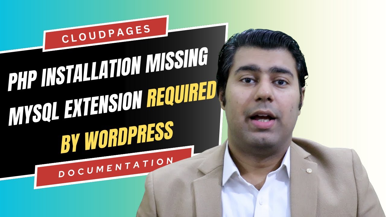Php Installation Missing Mysql Extension Required By Wordpress Youtube 9637