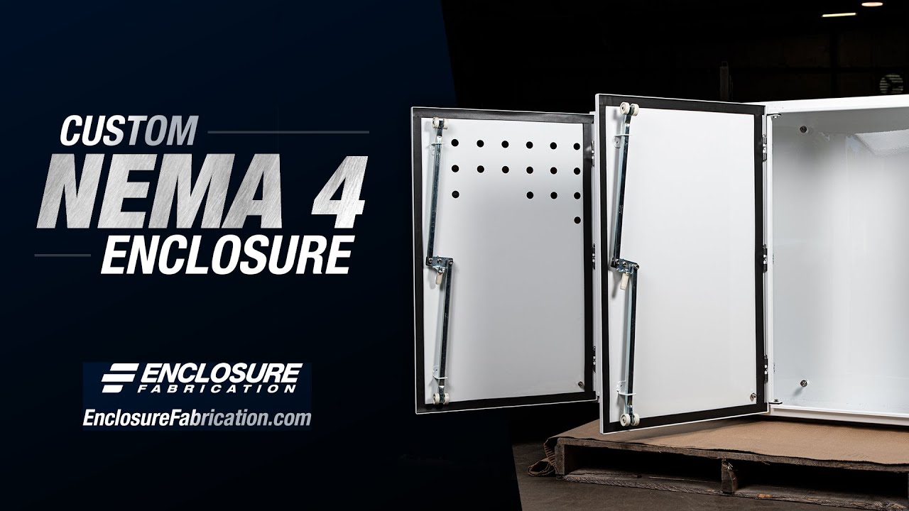 Custom NEMA 4 Enclosure by Enclosure Fabrication - YouTube