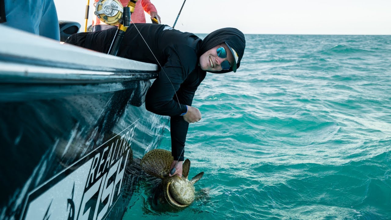 I Tried To Keep Him In The Boat...Goliath Grouper Nearly Won - YouTube