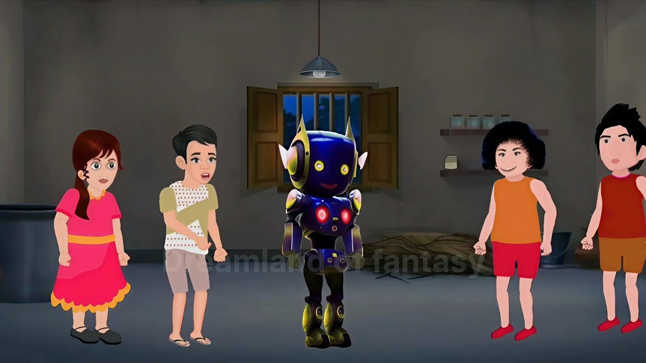 Lallu ka jhakkas robot | Hindistories | Cartoon | Robot cartoon ...
