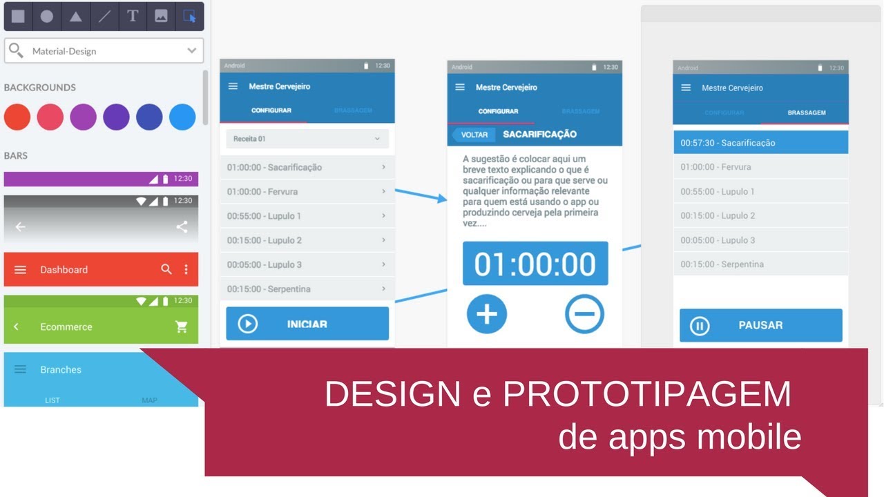 Design e Prototipagem de apps mobile - YouTube