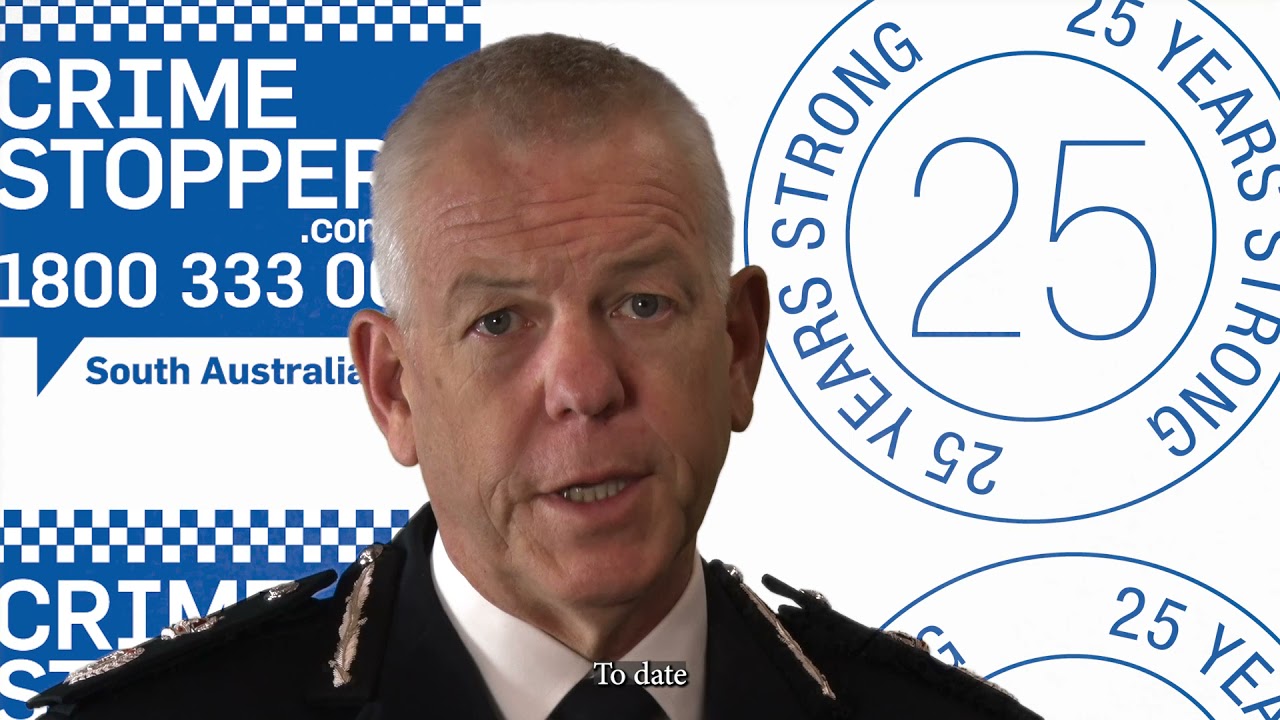 Congratulations message to Crime Stoppers SA from the SA Police ...