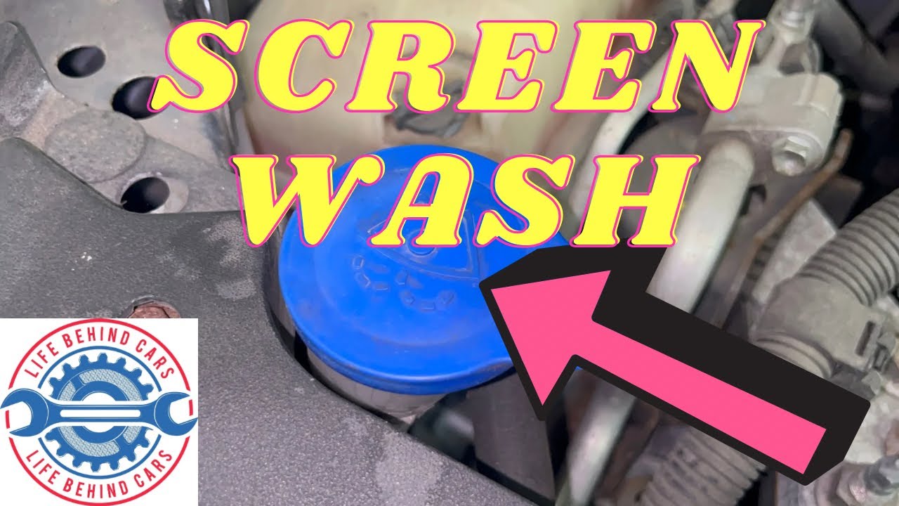 Toyota Verso 2011 Diesel Screen Wash Bottle Location - YouTube