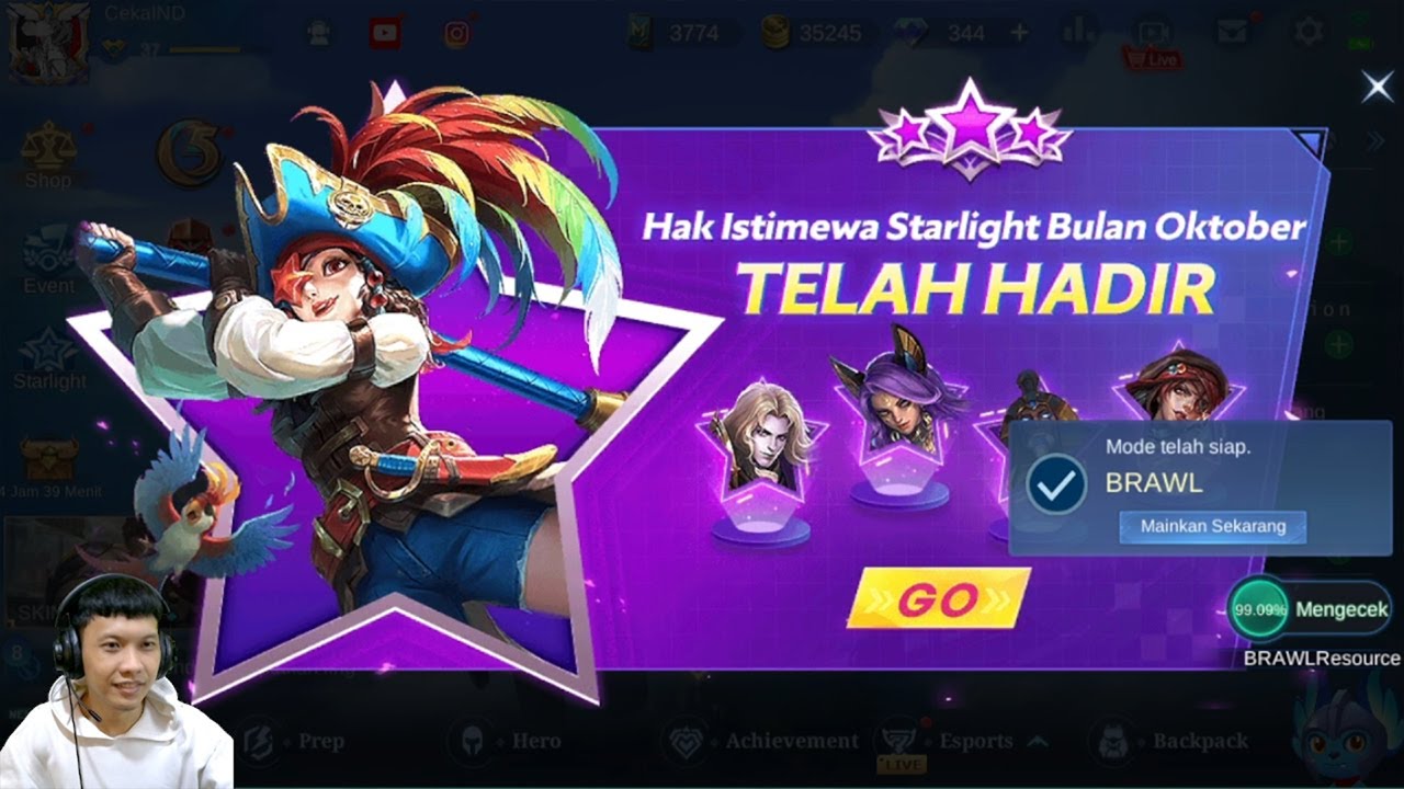 Review NEW Skin Pirate Parrot Ruby Starlight Keren Bangetttttt - Mobile ...