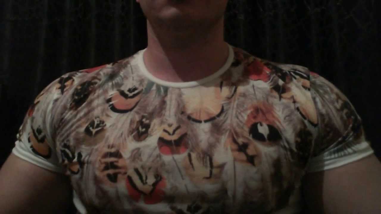 Gabriel MuscleDominus-pec bouncing under tight t shirt - YouTube