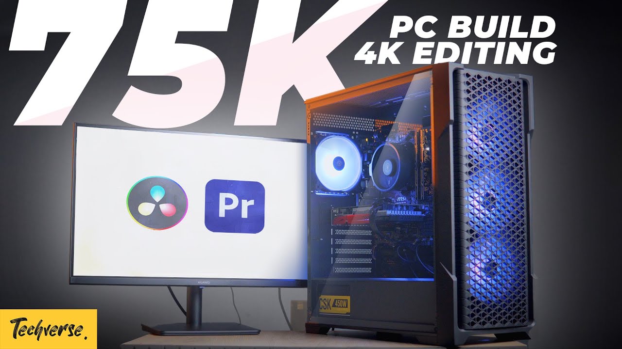 75K PC Build: 4K Video Editing Machine - YouTube
