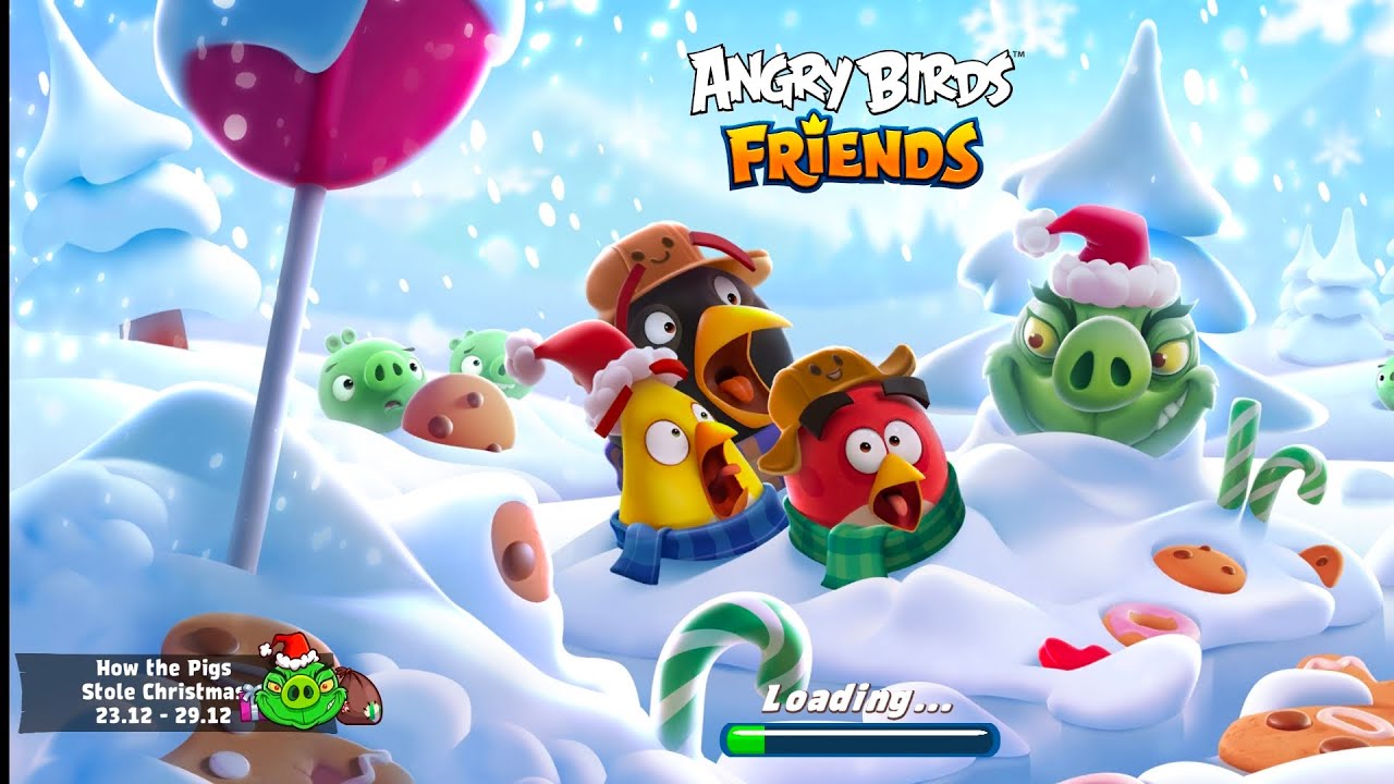 All Level 1-10 Angry Birds Friend (No-PowerUp) 23 Dec (T-1491) Three ...