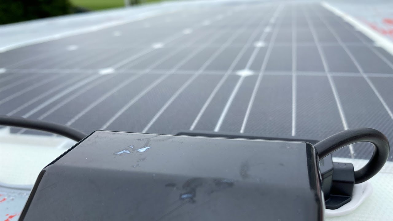 Solar panel setup on box truck with Jackery Portable Power Station ...