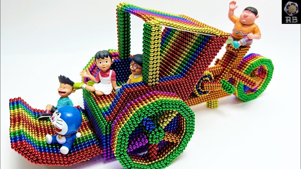 Make Cyclo for Friends of Doraemon From Magnetic Balls (Satisfying ...