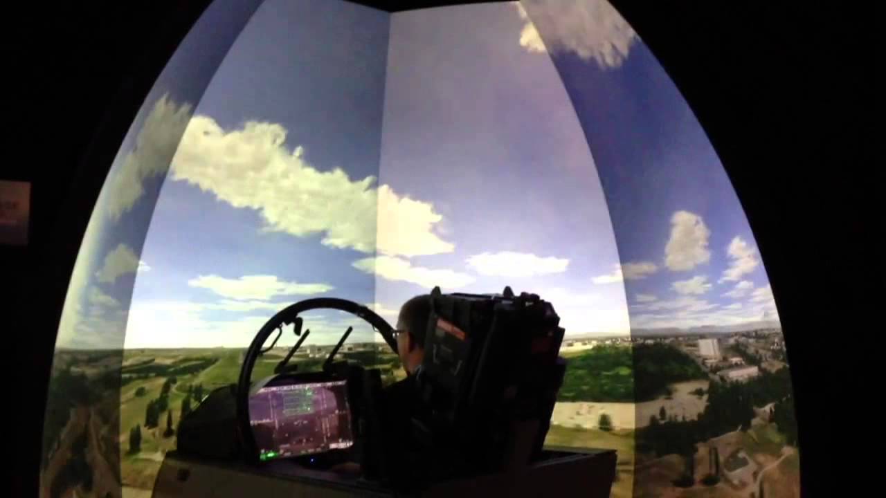 I/ITSEC 2012 - Boeing Shows off its Flight Simulator with JVC 8K E ...