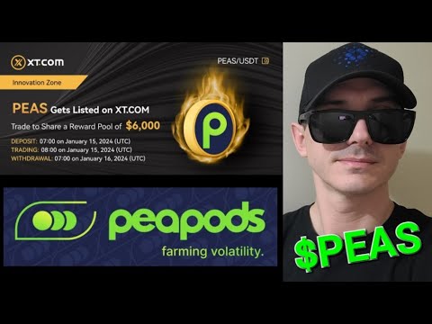 $PEAS - PEAPODS FINANCE TOKEN CRYPTO COIN HOW TO BUY PEAS XT XT.COM ETH ...