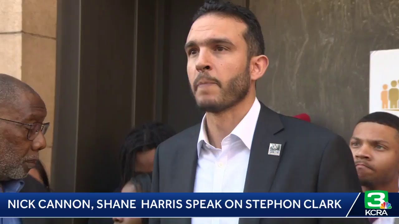 Nick Cannon, Rev. Shane Harris and Stephon Clark's fiancée speak - YouTube