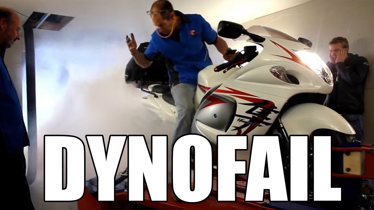 Suzuki Hayabusa Dyno Fail! - YouTube