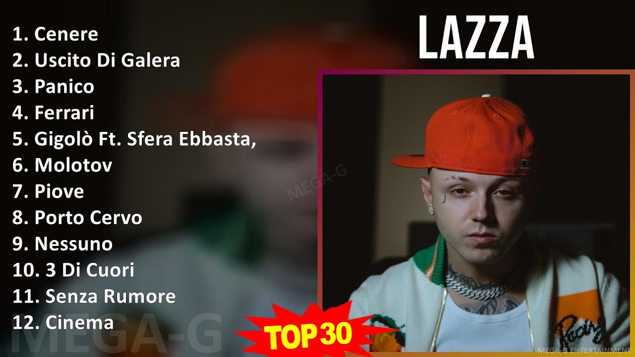 L a z z a MIX Best Songs, Greatest Hits ~ 2010s Music ~ Top Italian Rap ...