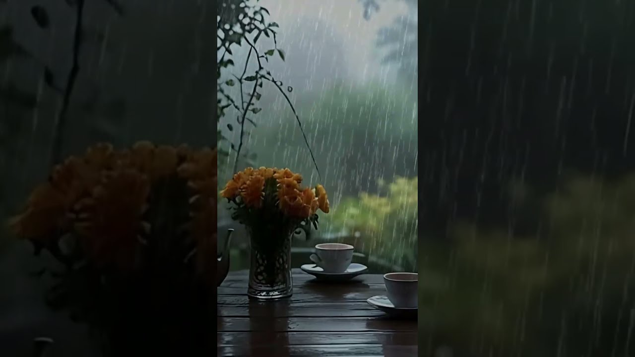 The soothing sound of rain is a gift from nature, Helps relax and ...