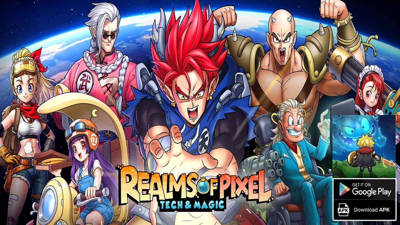 Realms of Pixel: Tech & Magic Gameplay - RPG Android - YouTube