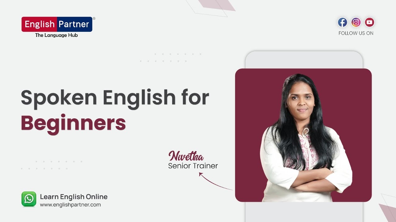 Spoken English For Beginners in Tamil | English Partner | Learn These ...