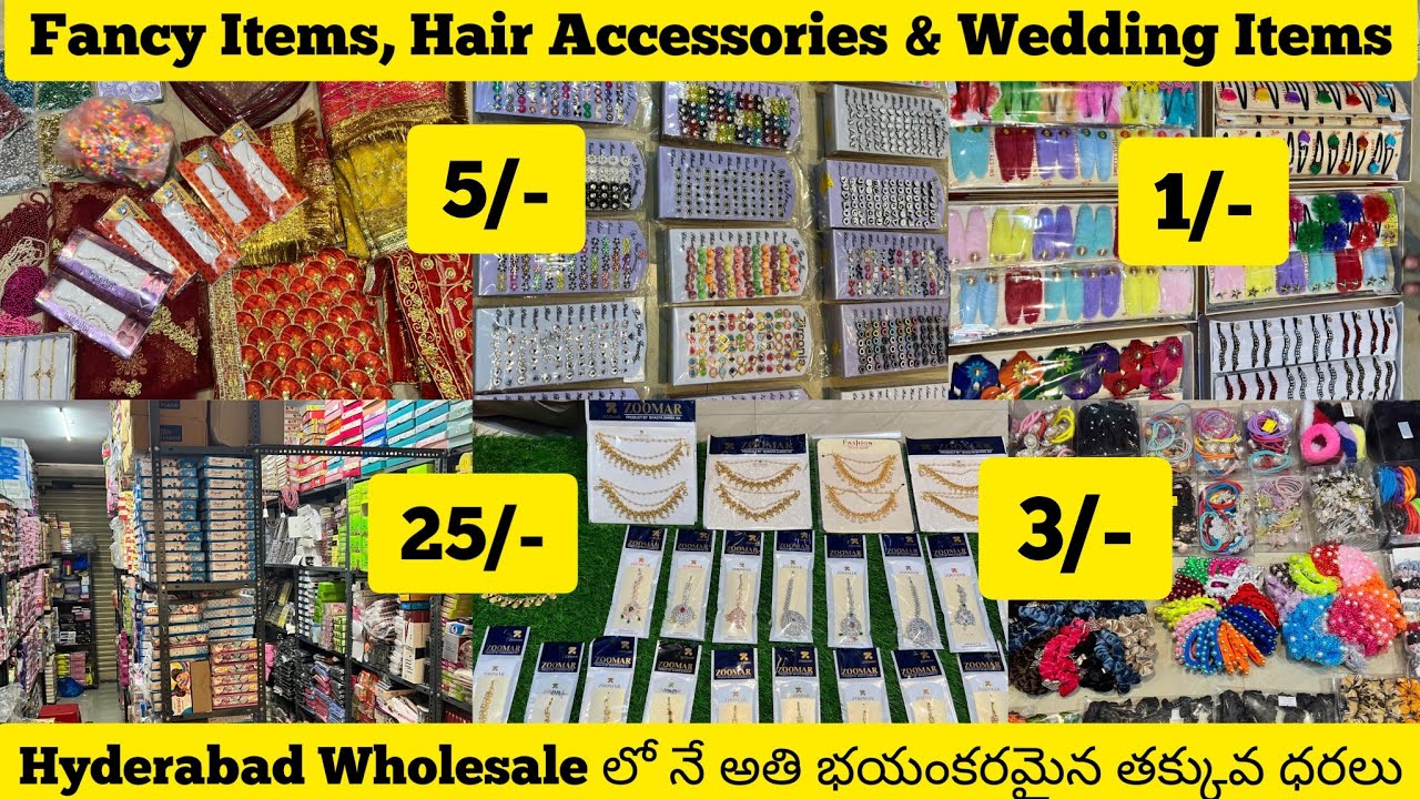 Buy Fancy Items At Affordable Price, Hyderabad Ladies Hair & Wedding ...