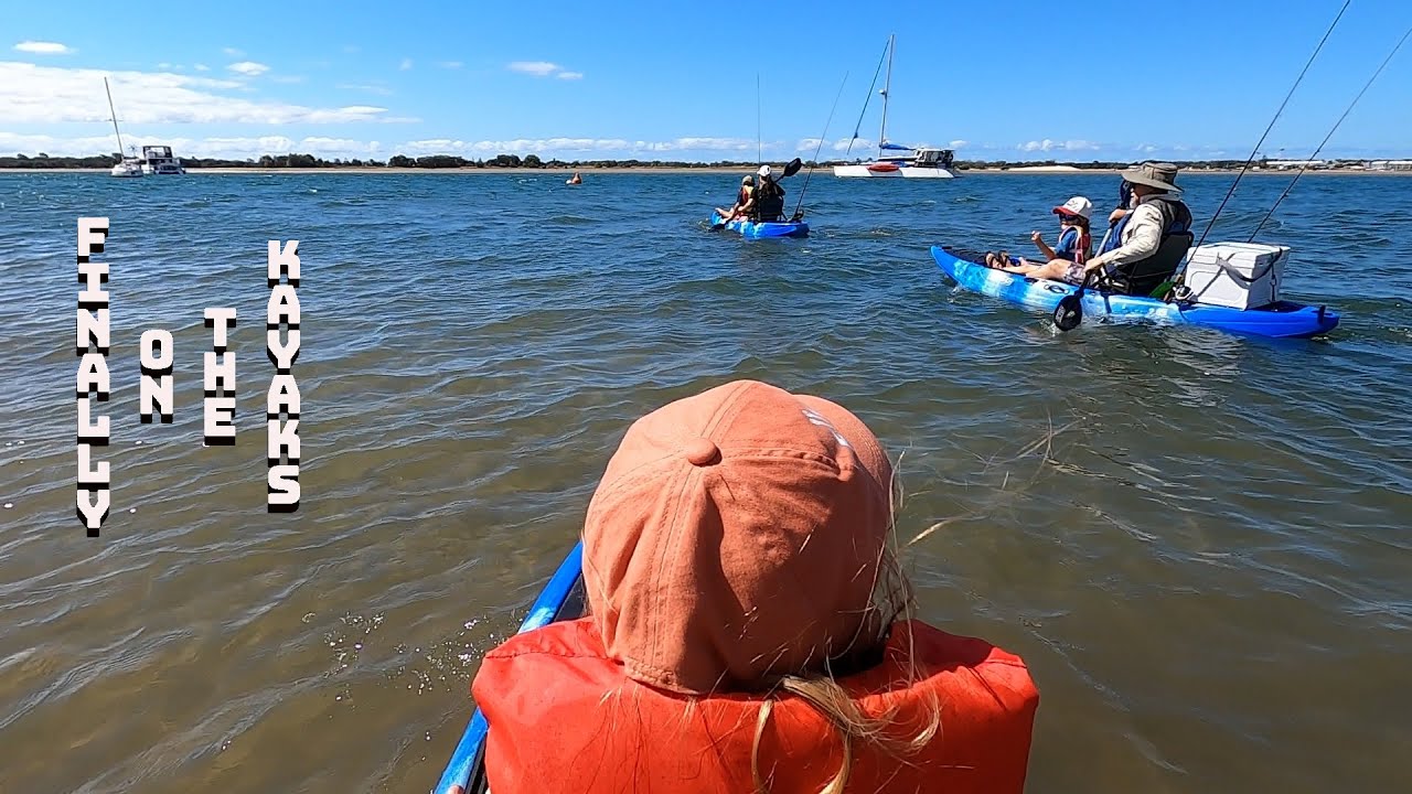 Finally on the Kayaks / Gold Coast Fishing - YouTube