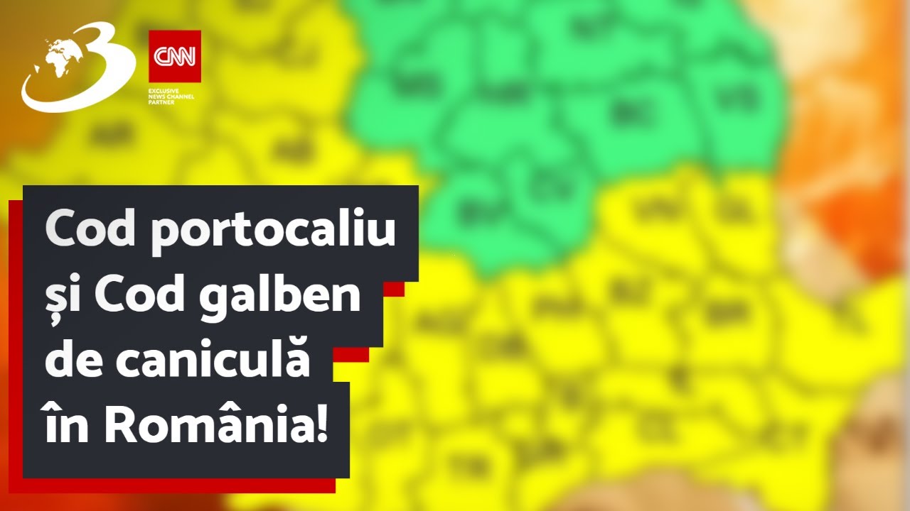 Cod portocaliu și Cod galben de caniculă în România! Avertizări meteo ...