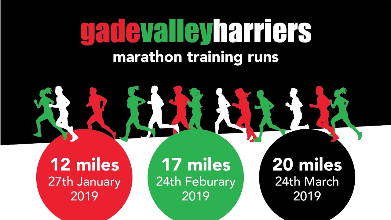Gade Valley Harriers 20 mile marathon training run 2019 participant ...