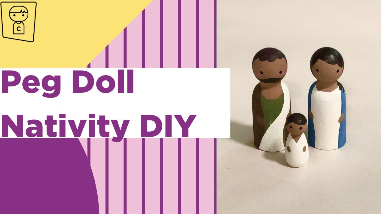 Peg Doll Nativity DIY - YouTube