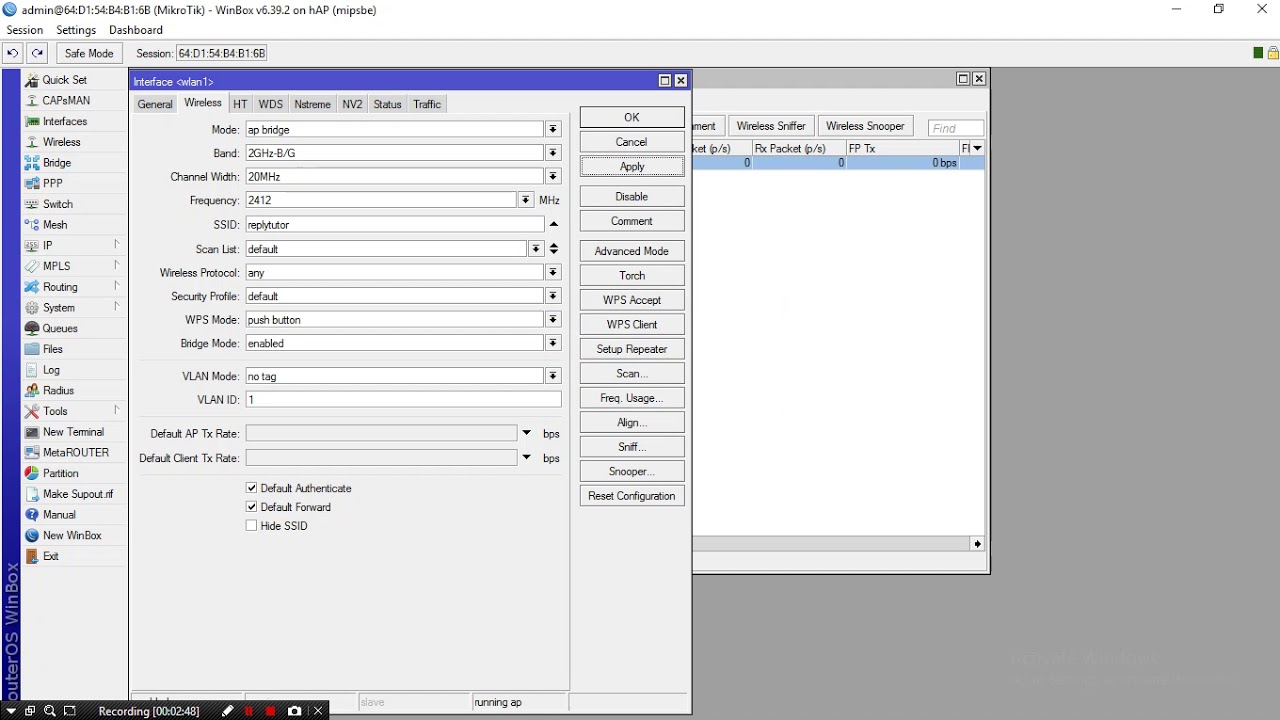 Konfigurasi Cara membuat hotspot di mikrotik RB951Ui-2ND dengan simple ...