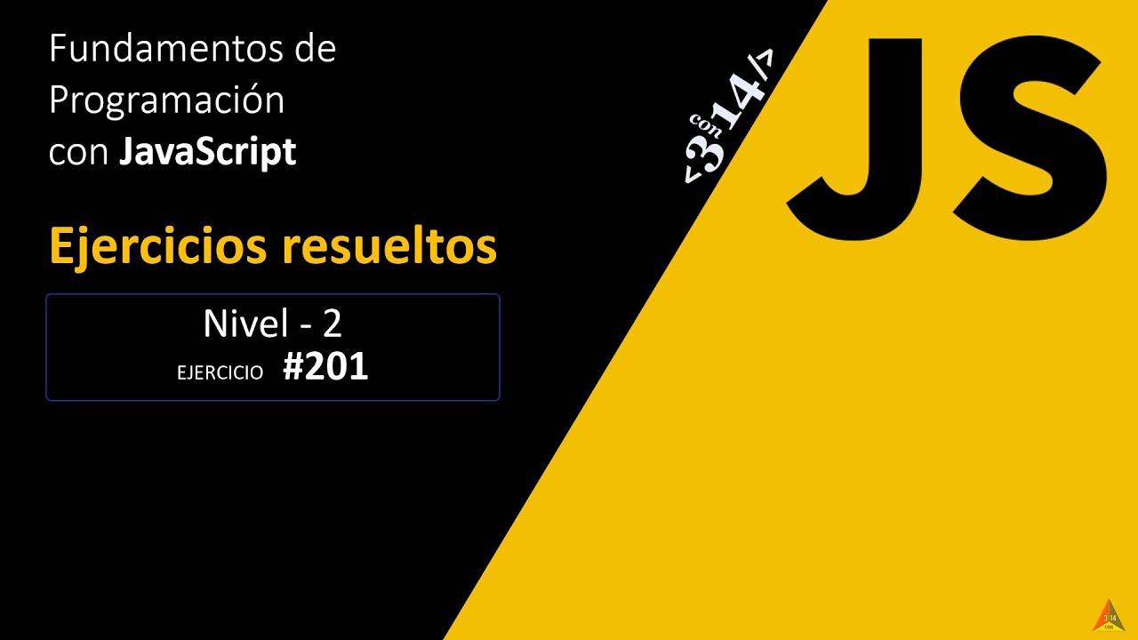 Ejercicio JS - #201 | Nivel 2 - YouTube