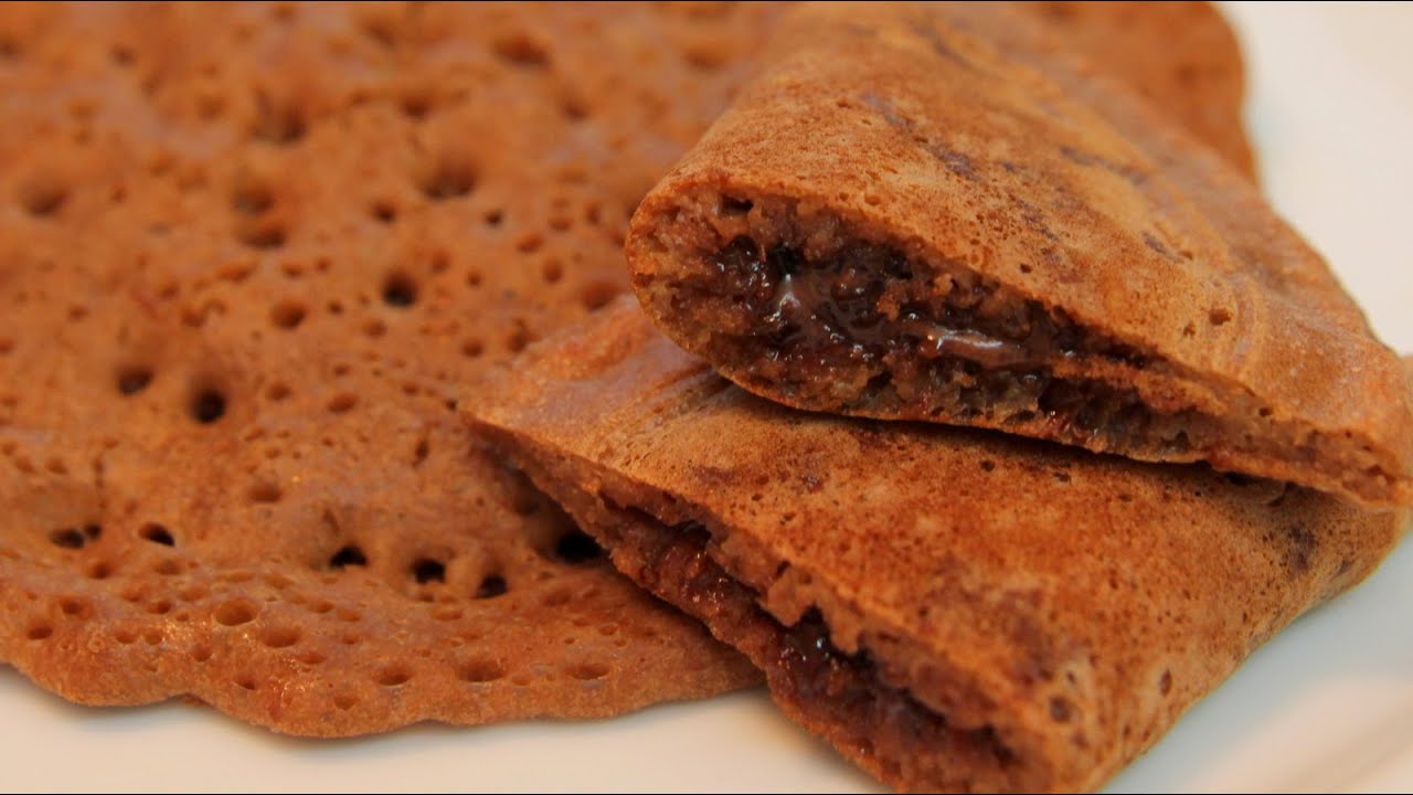 Chocolate Baghrir Recipe - Moroccan Pancakes - CookingWithAlia ...