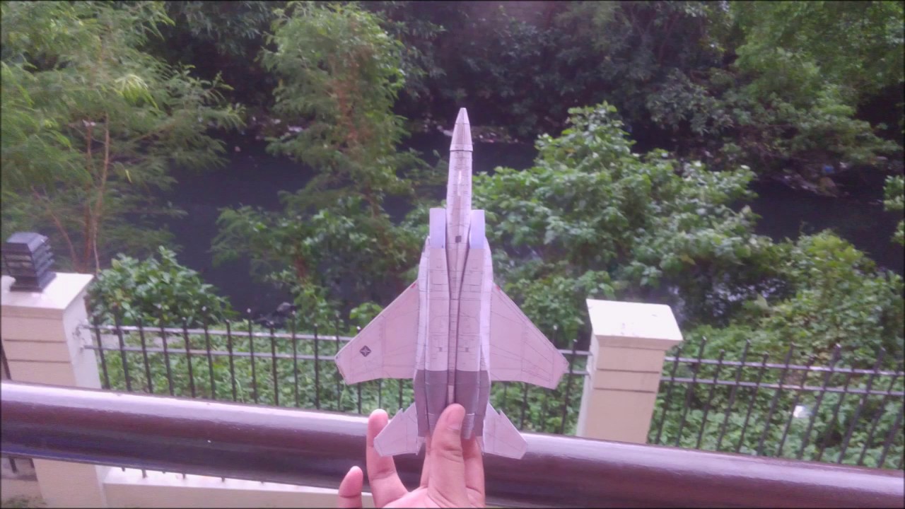 f-15 garuda 1 paper model - YouTube