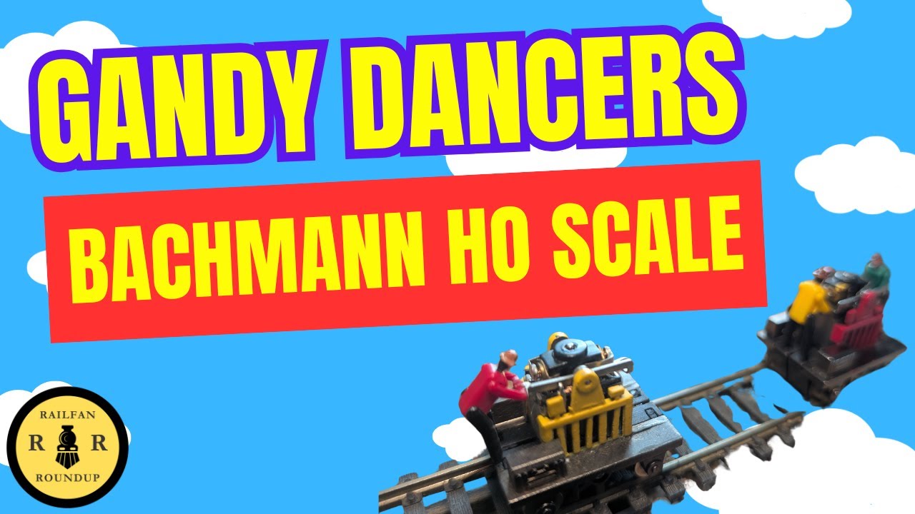 Gandy Dancer Gang in Action! HO Scale Model Railroad Fun - YouTube