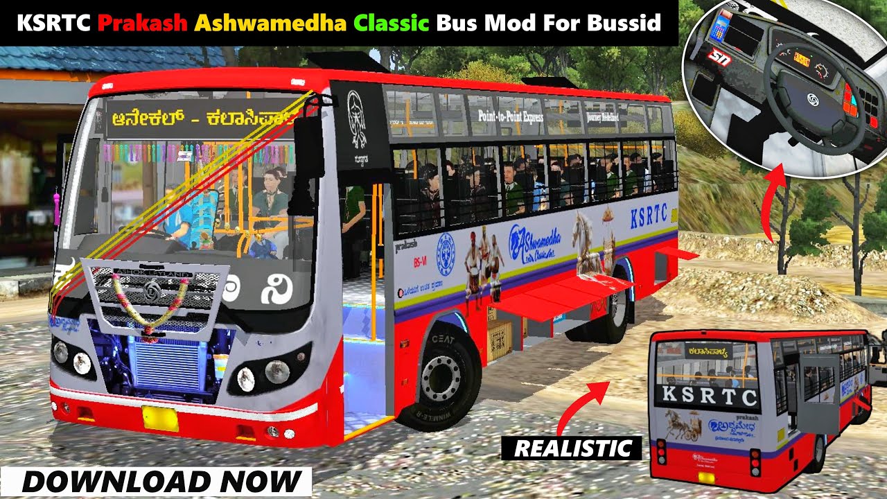 𝐊𝐒𝐑𝐓𝐂 𝐏𝐫𝐚𝐤𝐚𝐬𝐡 𝐀𝐬𝐡𝐰𝐚𝐦𝐞𝐝𝐡𝐚 𝐂𝐥𝐚𝐬𝐬𝐢𝐜 Bus Mod For Bus Simulator Indonesia💛 ️ | KSRTC Bus Mod #bussid ...