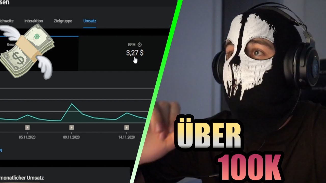 MOJI ZEIGT SEINE YOUTUBE EINNAHMEN - YouTube