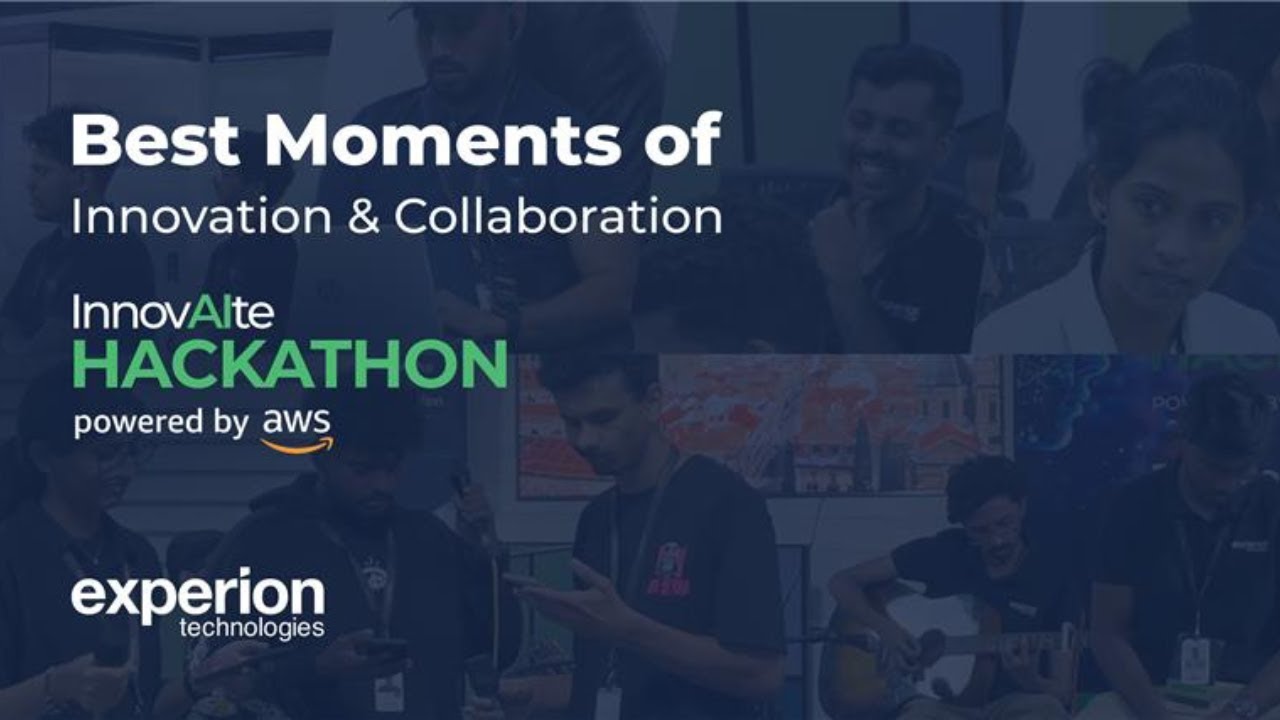 InnovAIte Hackathon at Experion Technologies | Powered by AWS - YouTube