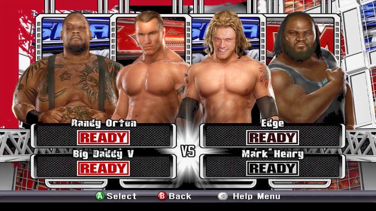 4 Man Battle Royale | WWE Smackdown Vs Raw 2009 - YouTube