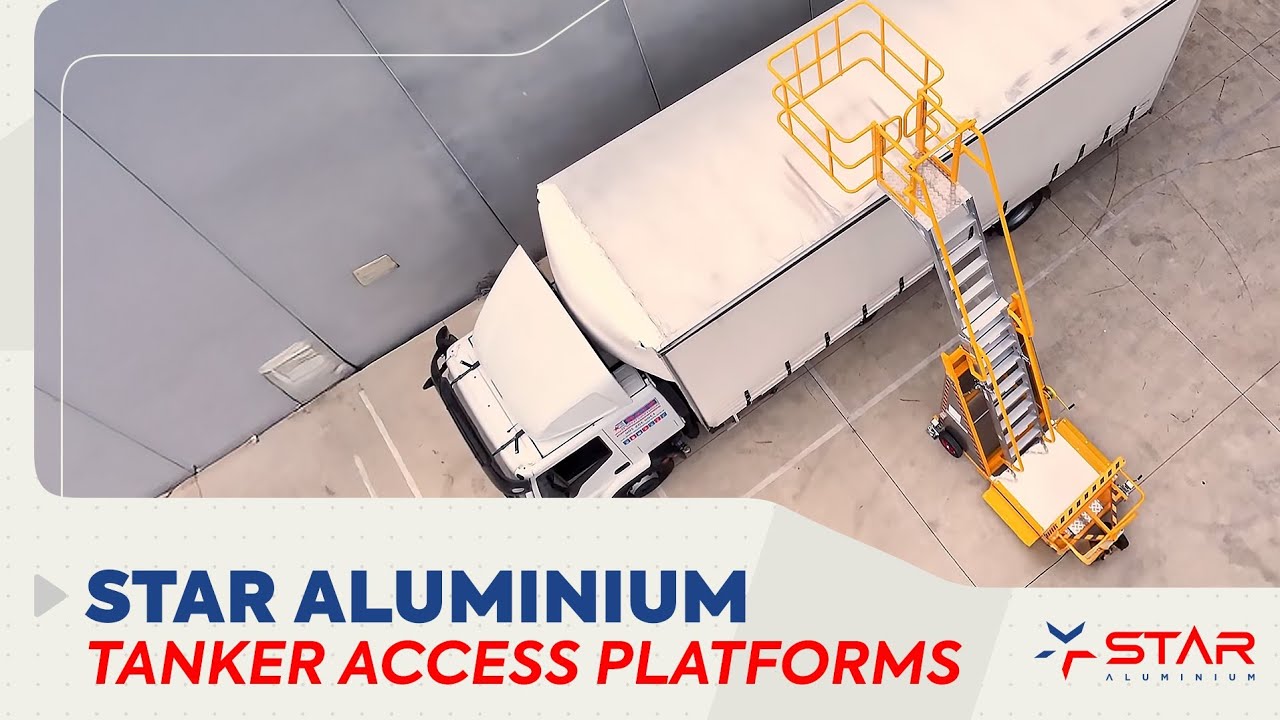 Star Aluminium Tanker Access Platform - YouTube