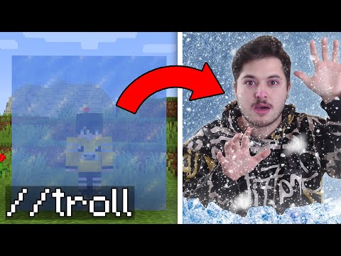 Minecraft'ta Kardeşimi DONDURMA MODU İLE Yapı Kapışmasında  Trolledim!!
