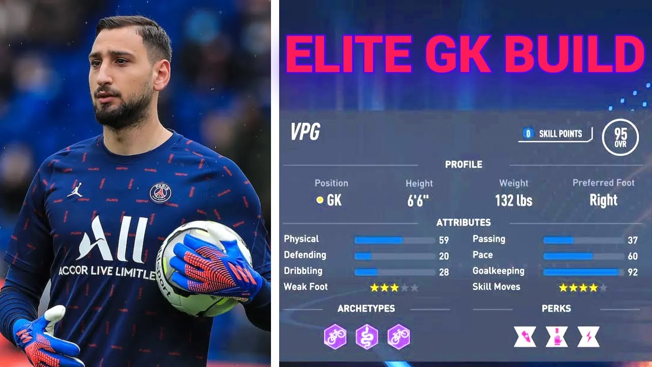 ELITE GK BUILD | FIFA 23 Pro Clubs | BALLER BUILDS - YouTube